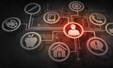 Social Media Communication Stock Illustration Illustration Of Symbol 277692175