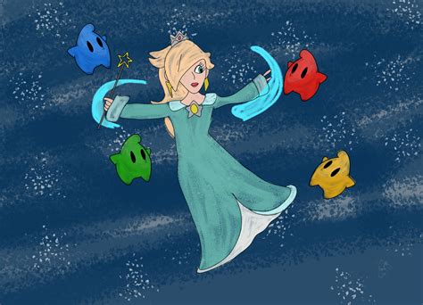 Artstation Rosalina Super Mario Galaxy