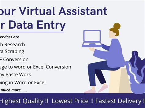 Virtual Assistant For Data Entry Work Upwork
