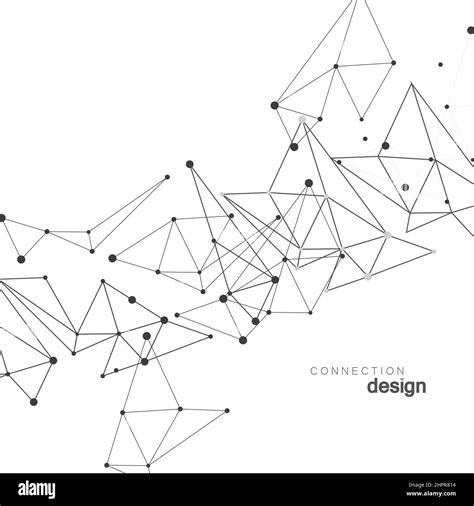 vector network connection and atom design stock vector image and art alamy
