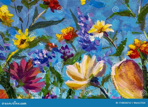 Modern Impressionism Flower