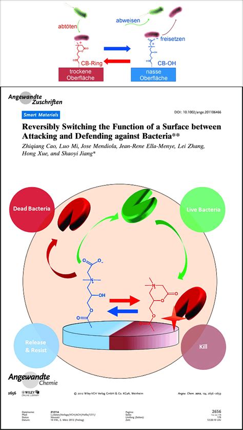 Reversibly Switching The Function Of A Surface Between Attacking And