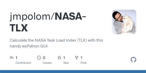 Github Jmpolomnasa Tlx Calculate The Nasa Task Load Index Tlx With This Handy Wxpython Gui