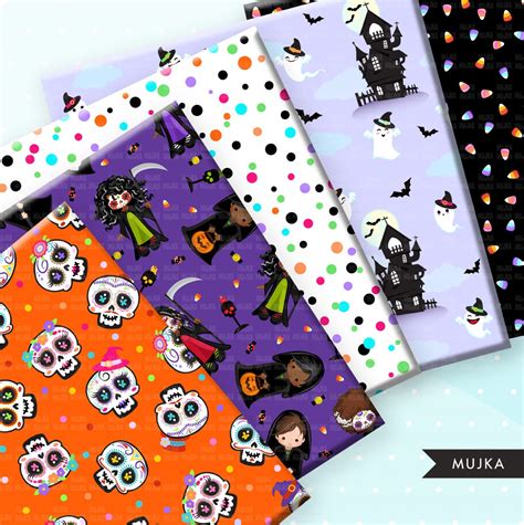 Halloween Scrapbook Paper Patterns