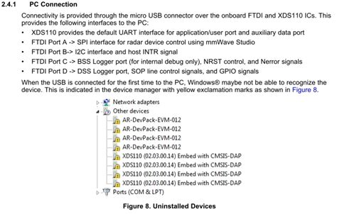 MMWAVEICBOOST Mmwave IWRICBOOST IWR6843 Lost Connection To Computer Sensors Forum Sensors