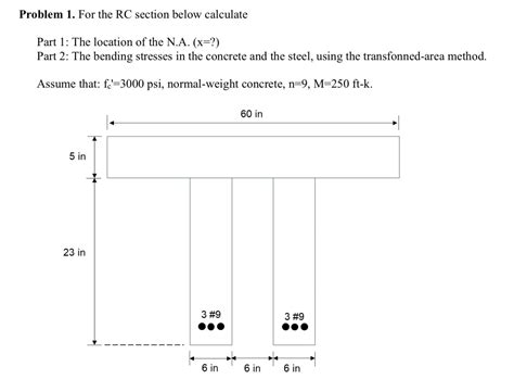 Solved Problem 1 For The RC Section Below CalculatePart 1 Chegg Com