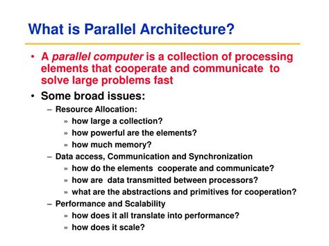 Ppt Ece 569 High Performance Computing Architectures Algorithms