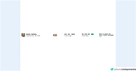 tailwind css crud table record