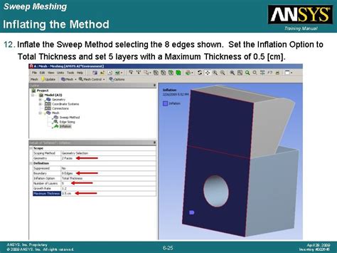 Chapter 6 Sweep Meshing Ansys Meshing Application Introduction