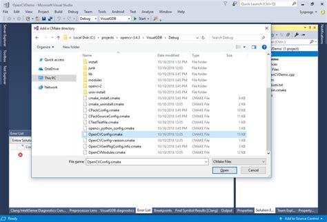 Cross Compiling OpenCV For Raspberry Pi VisualGDB Tutorials