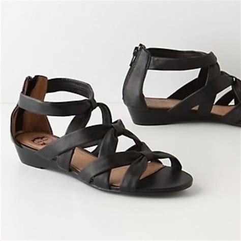 Lucky Penny Triple Cinch Black Leather Strappy Summer Gem