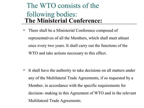 Functions Of Wto Ppt