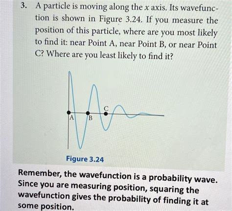 Solved 3 A Particle Is Moving Along The X Axis Its