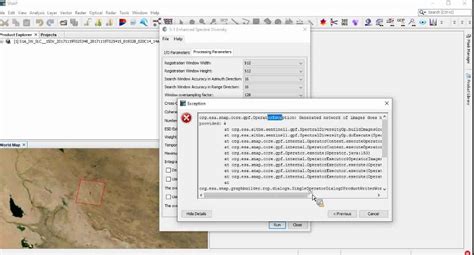 Org Esa Snap Core Gpf OperatorException Generated Network Of Images Does Not Contain Any Pair