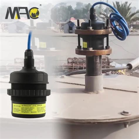 Macsensor Non Contact Ultrasonic Liquid Level Sensor Measurement Ultrasonic Level Transmitter