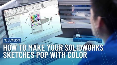 How To Make Your Solidworks Sketches Pop With Color Using The Line Format Toolbar Youtube