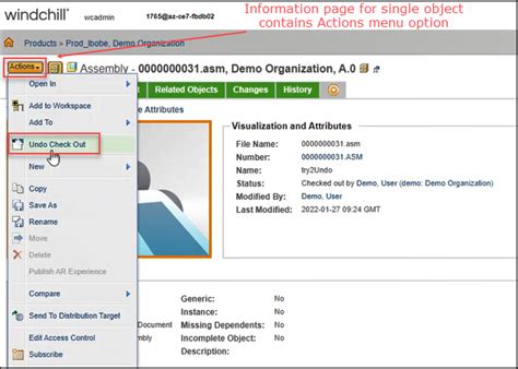 Administrative Undo Checkout