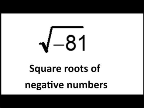 How To Find Square Root Of Negative Value Maths Shorts Trending