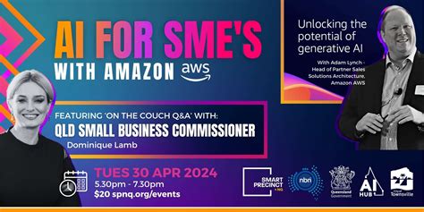 Ai For Small Medium Businesses With Aws Evening Session With Qld Small Business Commissioner