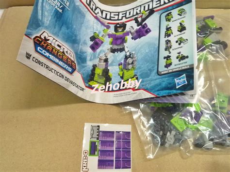 Zehobby ~ Kre O Transformers Constructicon Devastator And Hook