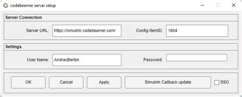 Codebeamer Simulink Integration