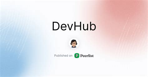 Devhub Peerlist