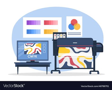 Cmyk Print Concept Royalty Free Vector Image VectorStock