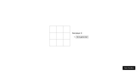 React Tutorial Codesandbox