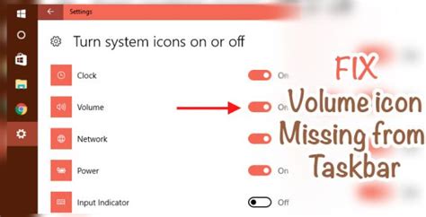 Fix Volume Icon Missing From Windows And Windows Taskbar
