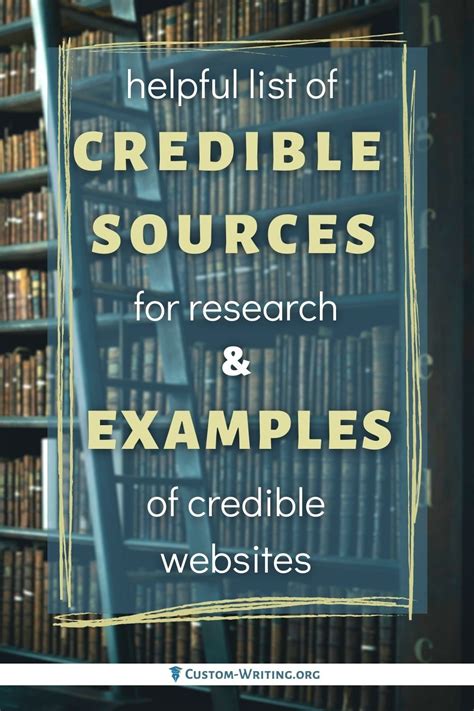 Best 13 List Of Credible Sources For Research And Examples Of Credible