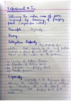 Inorganic Practical Th Sem Inorganic Chemistry Lab Studocu