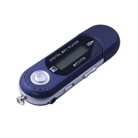 Мини mp3-плеер флеш-диск USB 2,0 LCD MP3 музыкальный плеер с функцией ...
