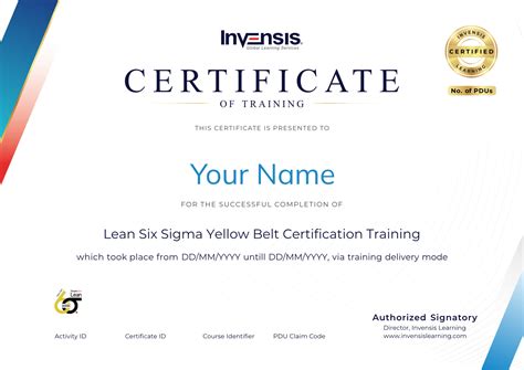 Lean Six Sigma Yellow Belt Certification Certified Lean Six Sigma