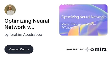 Optimizing Neural Network Via Model Structural Pruning Pytorch By