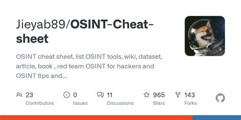 All About Sigint Signal Intelligence · Jieyab89osint Cheat Sheet Wiki