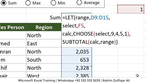 Dynamic Aggregation Using Let Function In Microsoft Excel Dynamic
