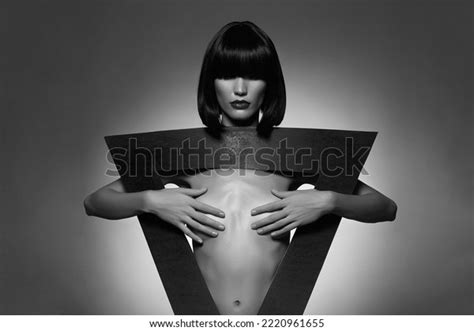 Beautiful Naked Woman Body Triangle Nude Stock Photo Shutterstock