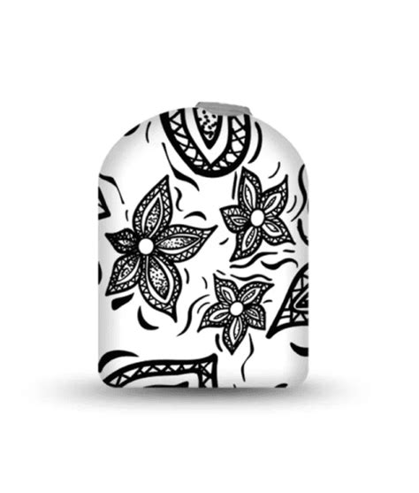 Expressionmed Omnipod Pod Sticker Black Tie Au
