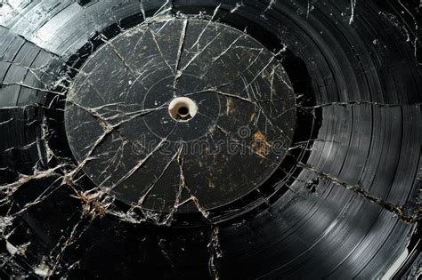 A Broken Vinyl Record Showcases The Beauty Of Shattered Music This