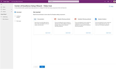 如何设置培养组件 power platform microsoft learn