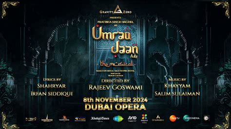 Umrao Jaan Ada The Musical In Dubai Tickets 2024 Show