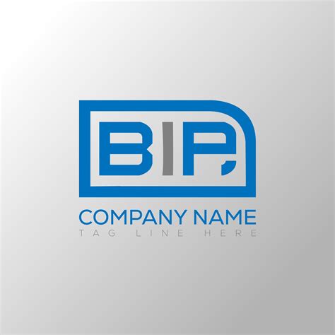 Bip Letter Logo Creative Design Bip Unique Design 20537989 Vector Art