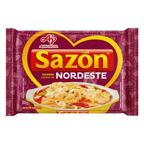 Tempero Sabores Do Nordeste SazÓn Pacote 60g 12un Mercantilnovaera