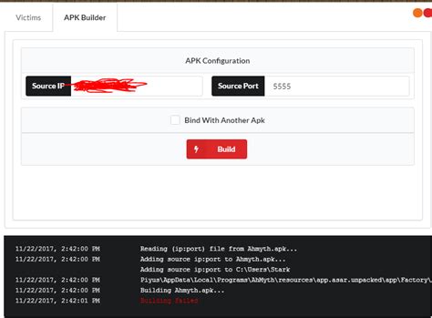 Apk Building Failed In Windows X64 System · Issue 2 · Ahmythahmyth
