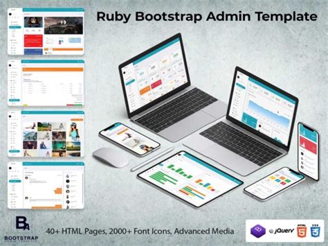 Ruby Bootstrap Admin Template Bootstrap Admin Template