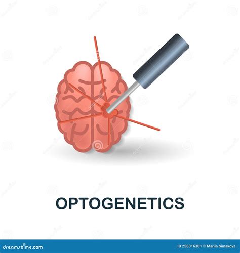 Optogenetics Icon 3d Illustration From Future Technology Collection