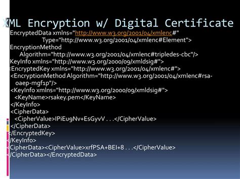 Ppt Xml Cryptography Powerpoint Presentation Free Download Id3221904