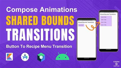 Jetpack Compose Shared Bounds Transition Button To Menu Transition Jetpack Compose