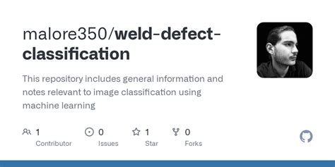 Github Malore350weld Defect Classification This Repository Includes
