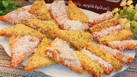 من بواقى البسكوت المتكسر ‼️هنعمل اجمل وأسرع تحليه بدون فرن وبأقل